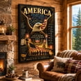 Affixzi America 250 Poster #1 - Patriotic USA Eagle Wall Art, American ...