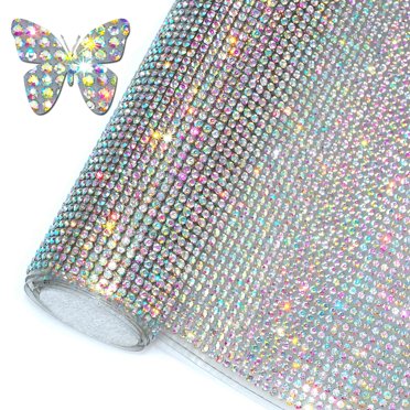Sparkling Rhinestone Stickers Sheet, Self-Adhesive, 9.45x15.75" for ...