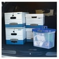 Bankers Box STOR/FILE Medium-Duty Storage Boxes, FastFold, String and ...