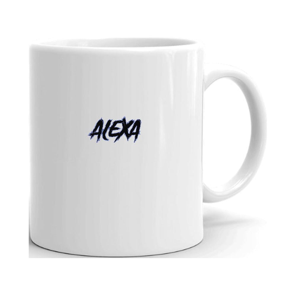 Alexa Slasher Style Ceramic Dishwasher And Microwave Safe Mug - Walmart.com