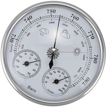 Barometer, Household Three-in-one Barometer, Thermometer and Hygrometer ...