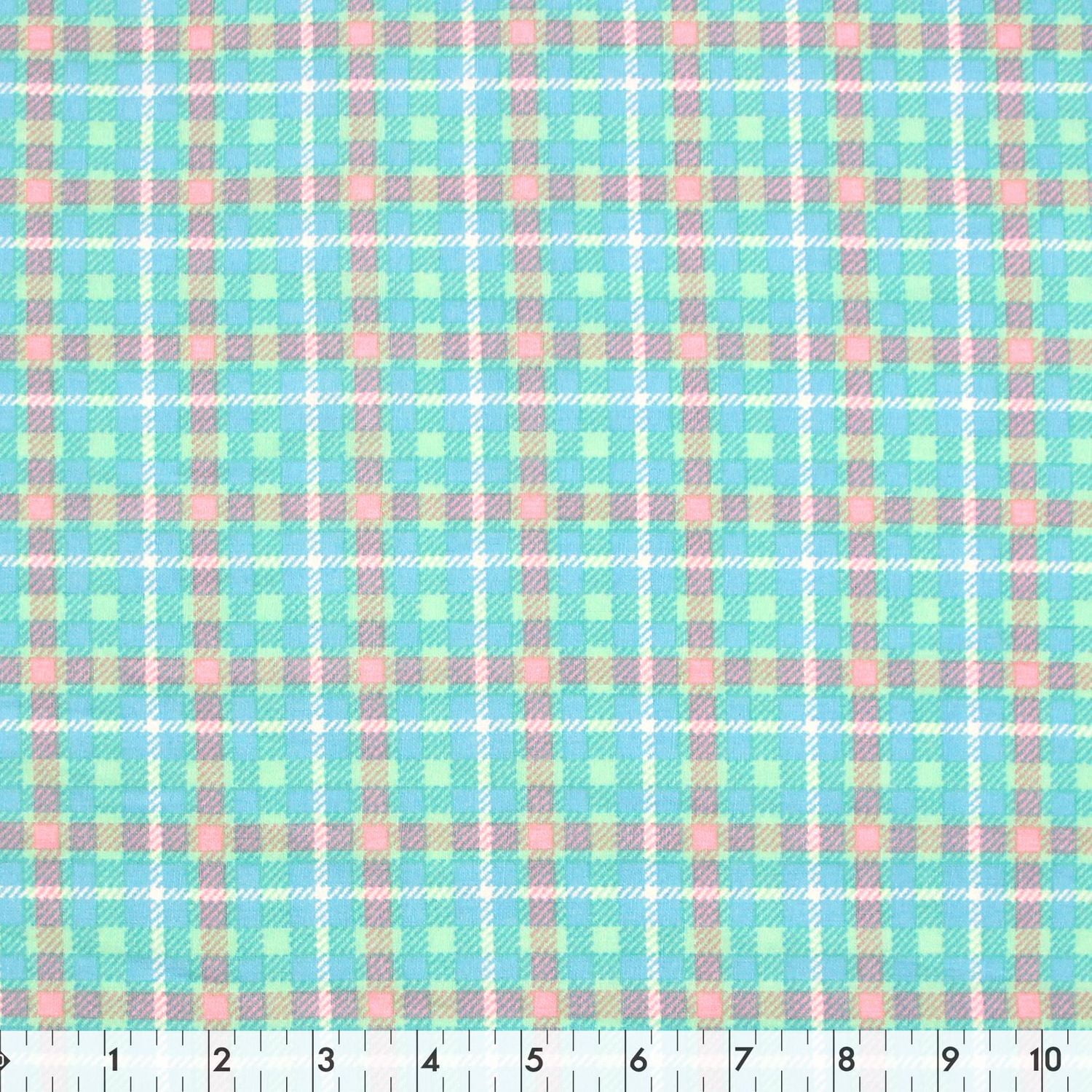 Click here for Fabric Creations Light Blue  Pink And Green Plaid... prices