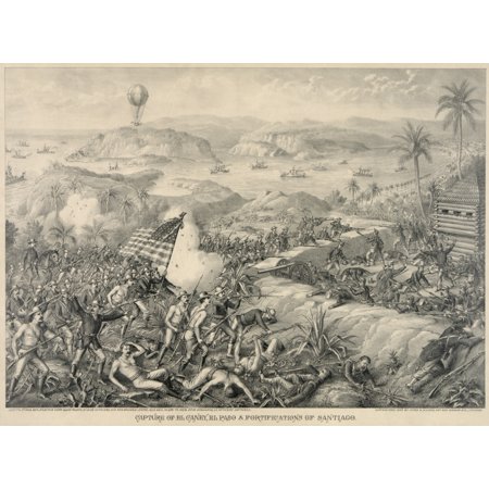 Battle Of El Caney Was Fought On July 1 History (36 x 24) - Walmart.ca
