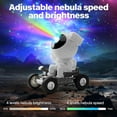 LIDUI-Astronaut Star Galaxy Projector Light 2.0 with Timer, 8 HD Nebula ...