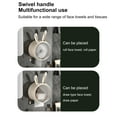 BIMZUC Wall‑Mounted Rabbit‑Themed Toilet Paper Holder with Transparent ...