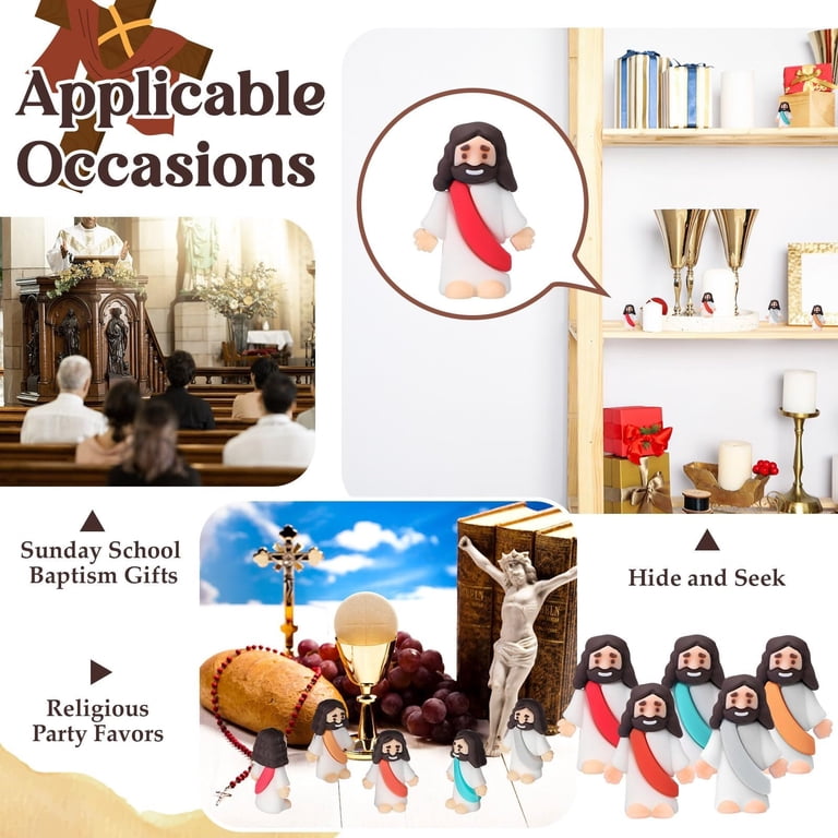 Baby Jesus Figure Mini 20pcs Mini Jesus Figures Pocket Cards,Easter ...