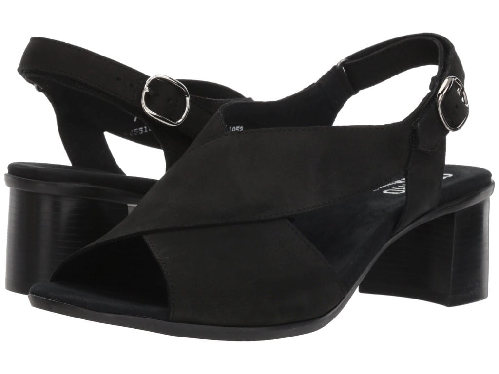 Munro Shoes - Munro Laine Women's Black Heeled Sandal - Walmart.com ...