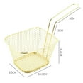 Portable Square Fried Basket French Fries Basket Fried Chicken Mesh ...