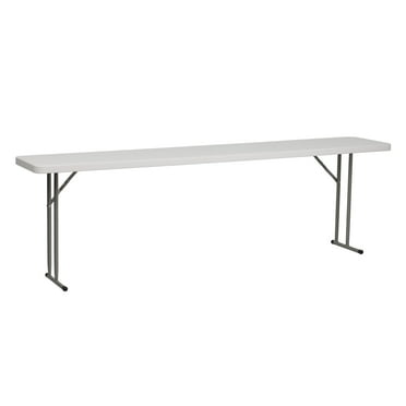 Folding Table Stainless Steel 24" X 60" X 30 5/8" With Undershelf ...