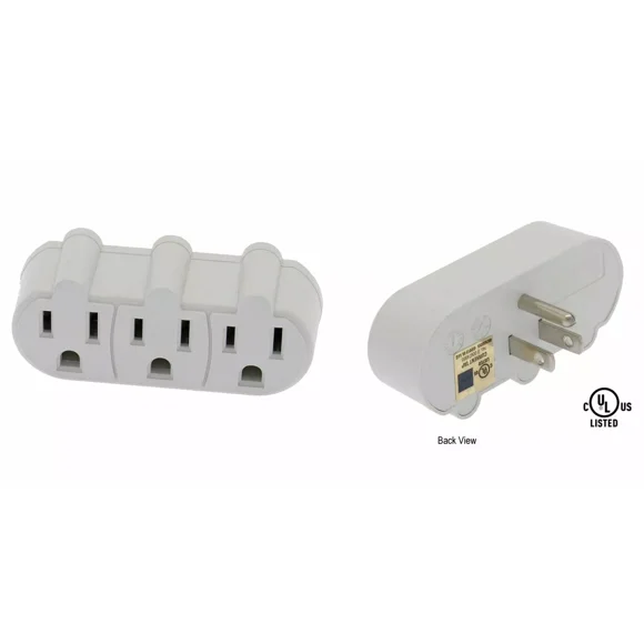 2 Prong to 3 Prong Adapters in Plug Adapters - Walmart.com