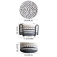 Feledorashia Woven Coasters for Drinks, Absorbent Beverage Coasters ...