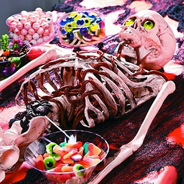 5 Foot Posable Skeleton - Large Outdoor Yard Decoration - Home Decor ...