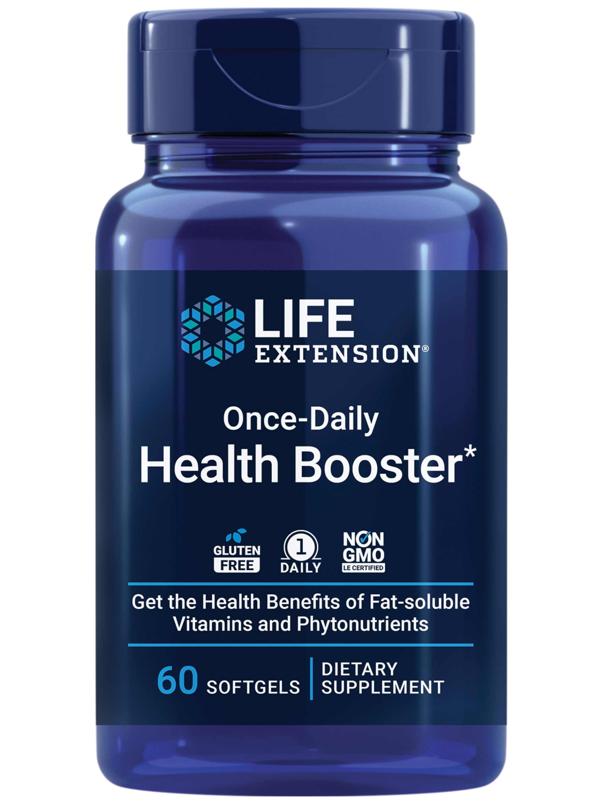 Health Booster Life Extension una vez al día con vitaminas y nutrientes ...