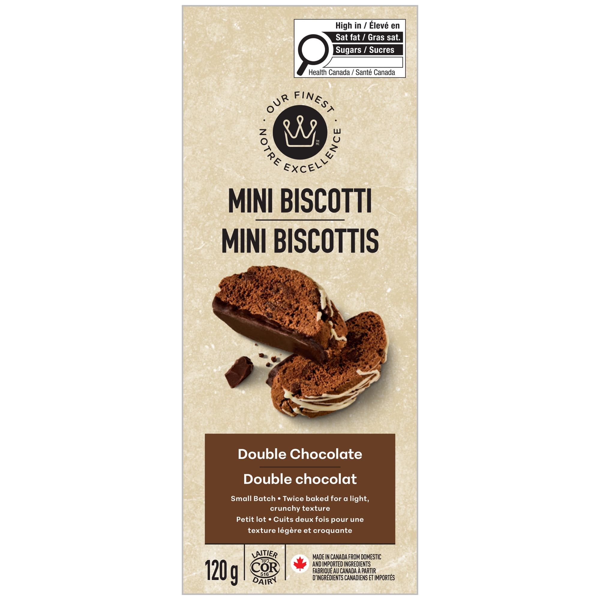 Click here for Our Finest Double Chocolate Mini Biscotti Mini prices