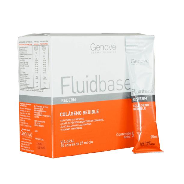 Fluidbase Genove Colageno Bebible Sobres 25 ML C/20 | Walmart en línea