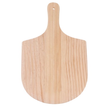 Bamboos Wooden Large Pizza Paddle Pizza Peel Round Wooden Pizza Serving ...