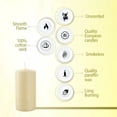 Bolsius 4 X 8" Ivory Large Pillar Unscented Decorative Candles for ...