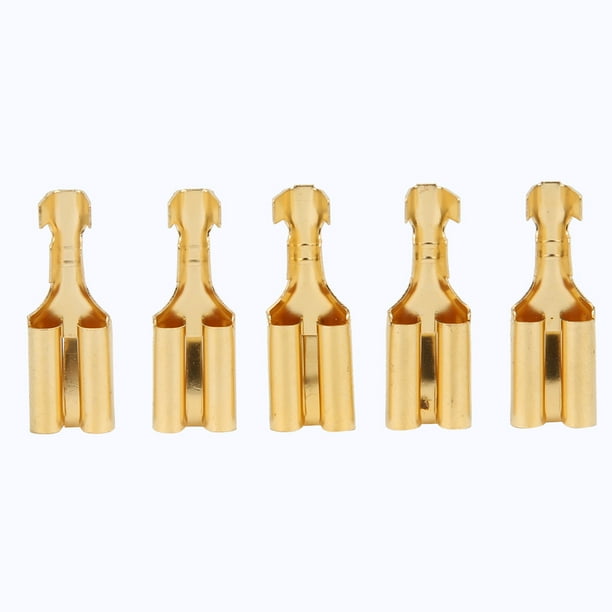 Blade Terminal,100 Pcs Blade Connector Crimp Terminal Connector ...