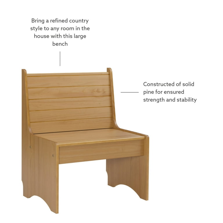 Extra Heavy Duty Bench with Back, Site Furnishings