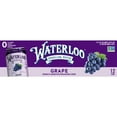 Waterloo Sparkling Water, Grape, 12 fl oz, 24 Pack Cans - Walmart.com