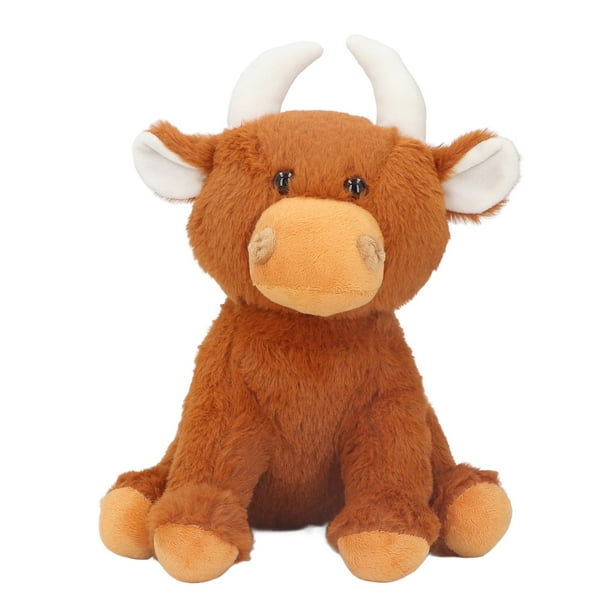 30cm Height Cartoon Plush Cattle Doll Adorable Expression Soft Stuffed ...
