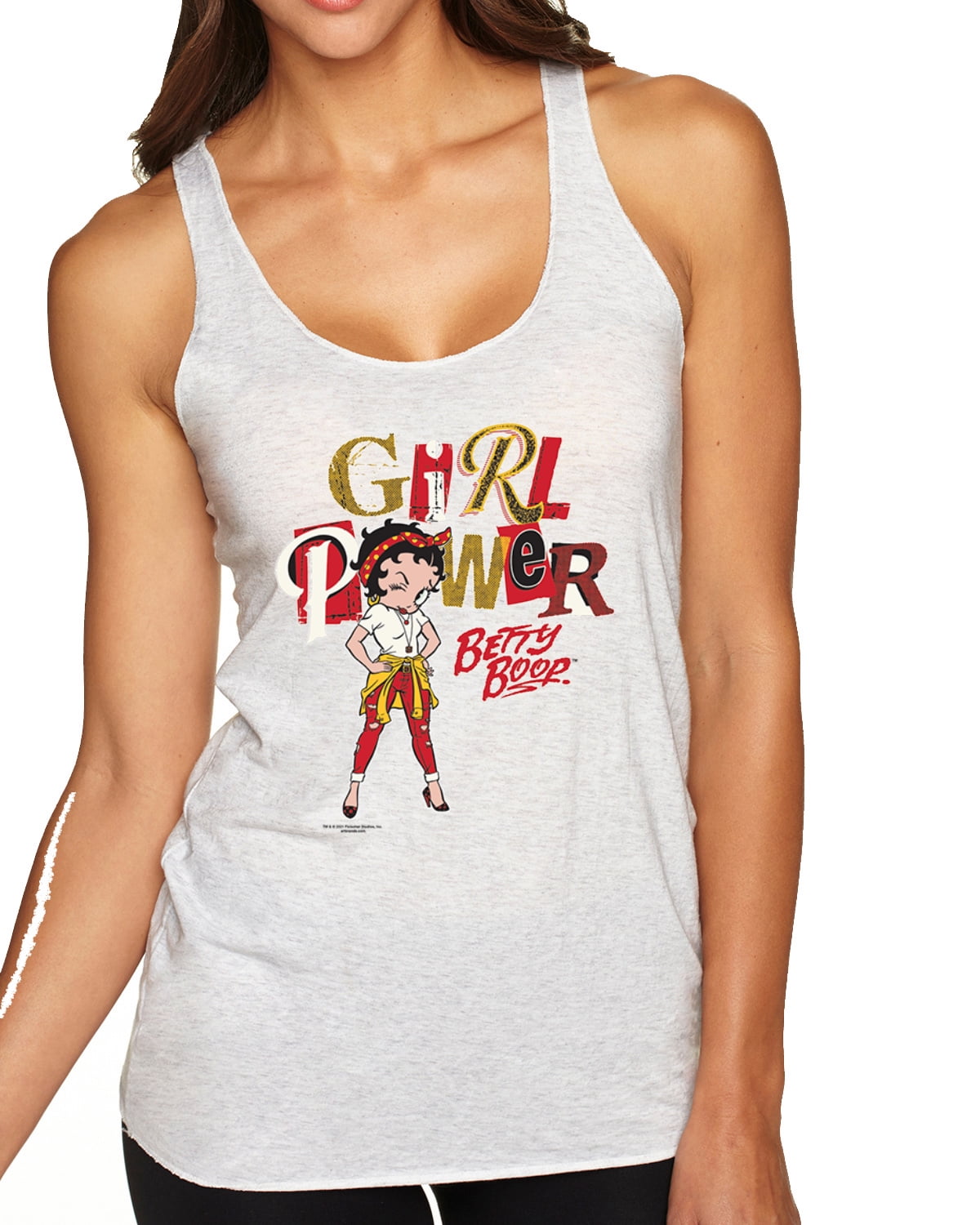Wild Bobby Betty Boop Winking Girl Power Femenist Betty Boop Tri-Blend ...