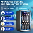 Auseo 120-Can Mini Fridge, Small Refrigerator for Beer & Wine ...