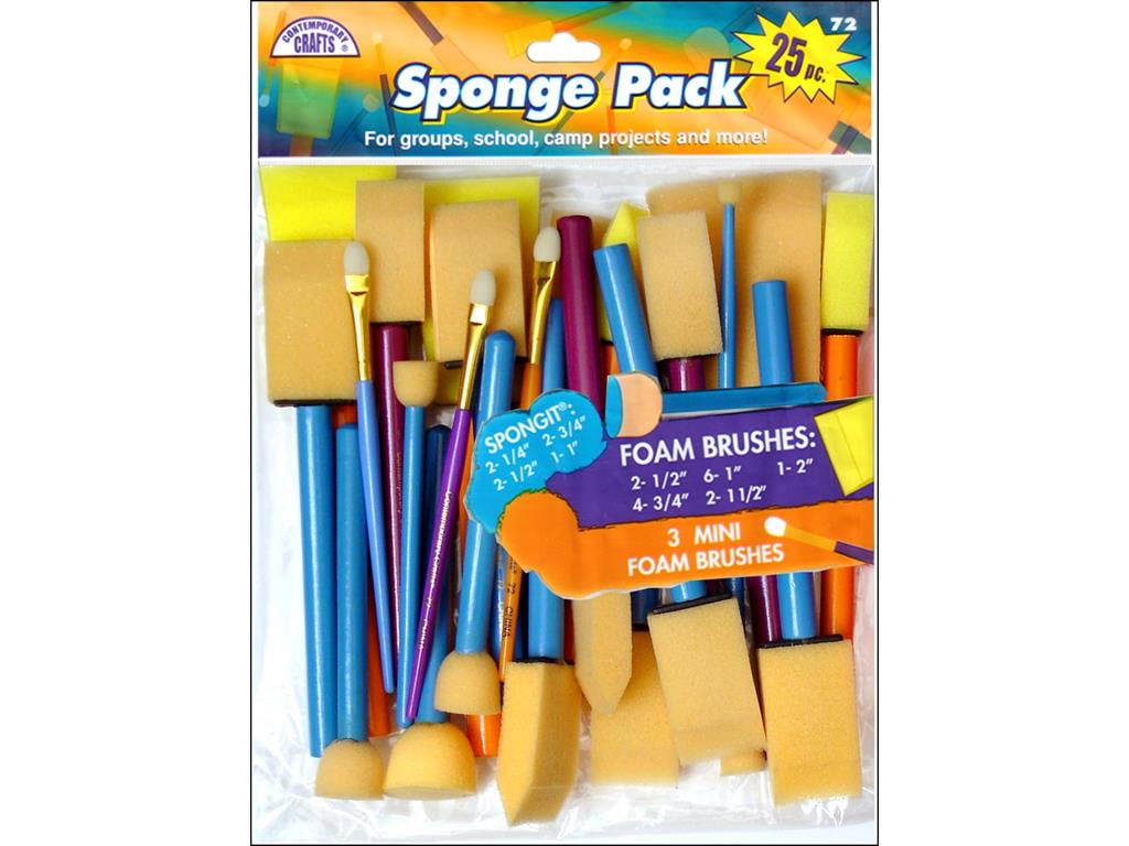 Sponge Pack-25/Pkg - Walmart.com