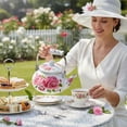 2.6 Quart Enamel Stovetop Tea Pot with Pink Floral Pattern - Walmart.com