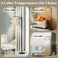 Arc Floor Lamp, 3 Color Temperatures Modern Floor Lamps Seamless ...