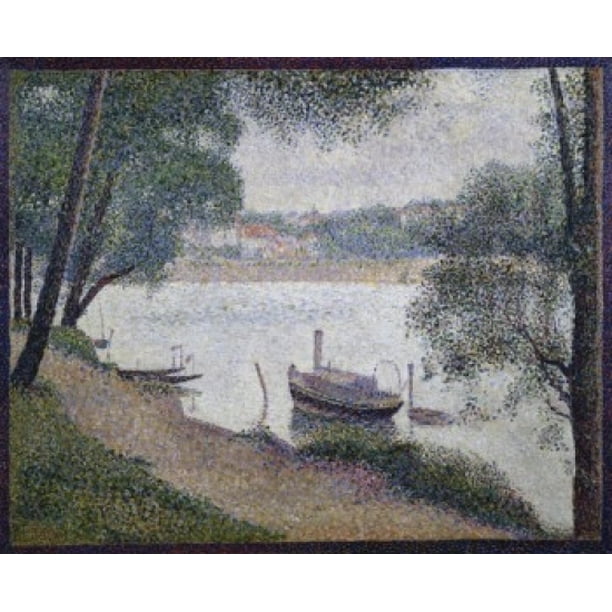 Gray Weather, Grande Jatte, Georges Pierre Seurat (1859-1891/French ...