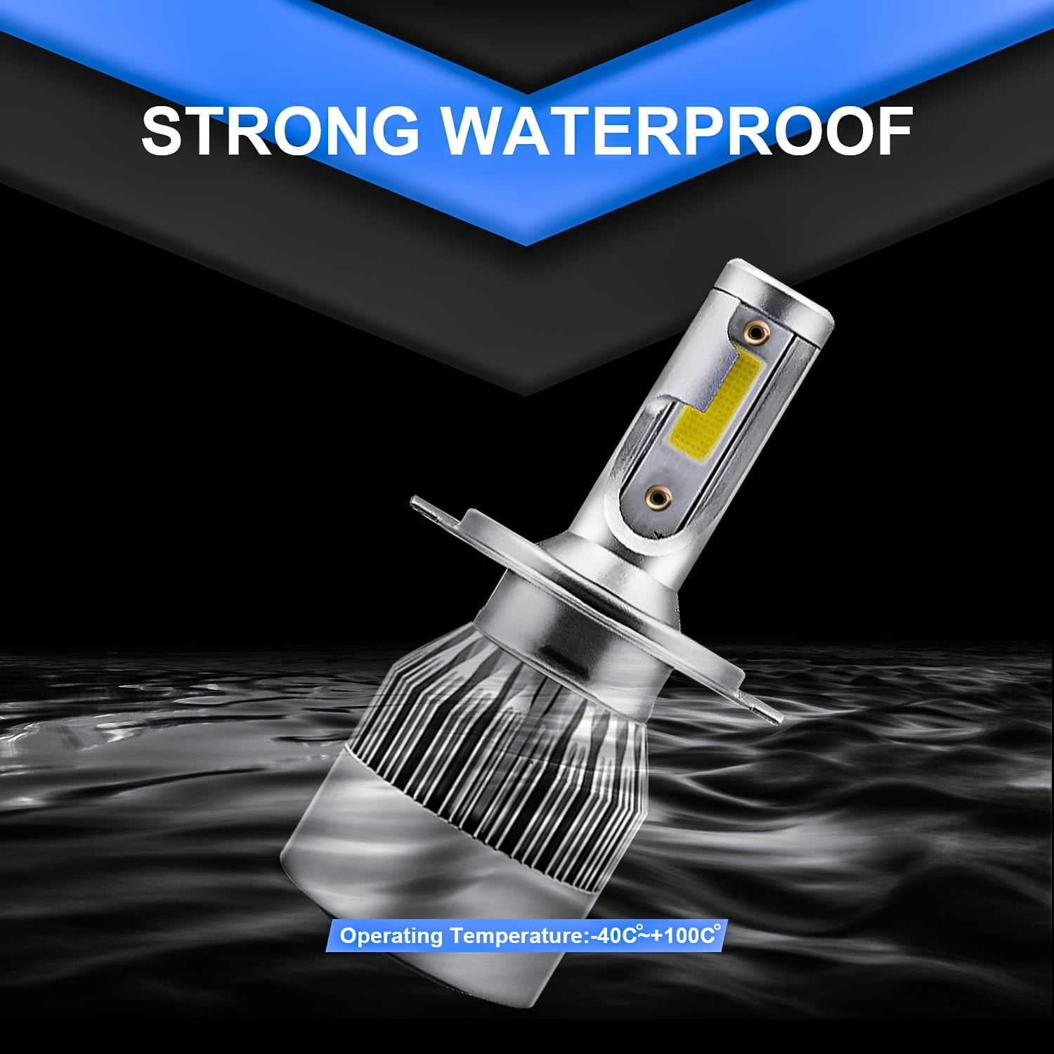 Buy 9003 H4 LED Headlight Bulbs for Nissan Versa 2007-2020 High/Low ...