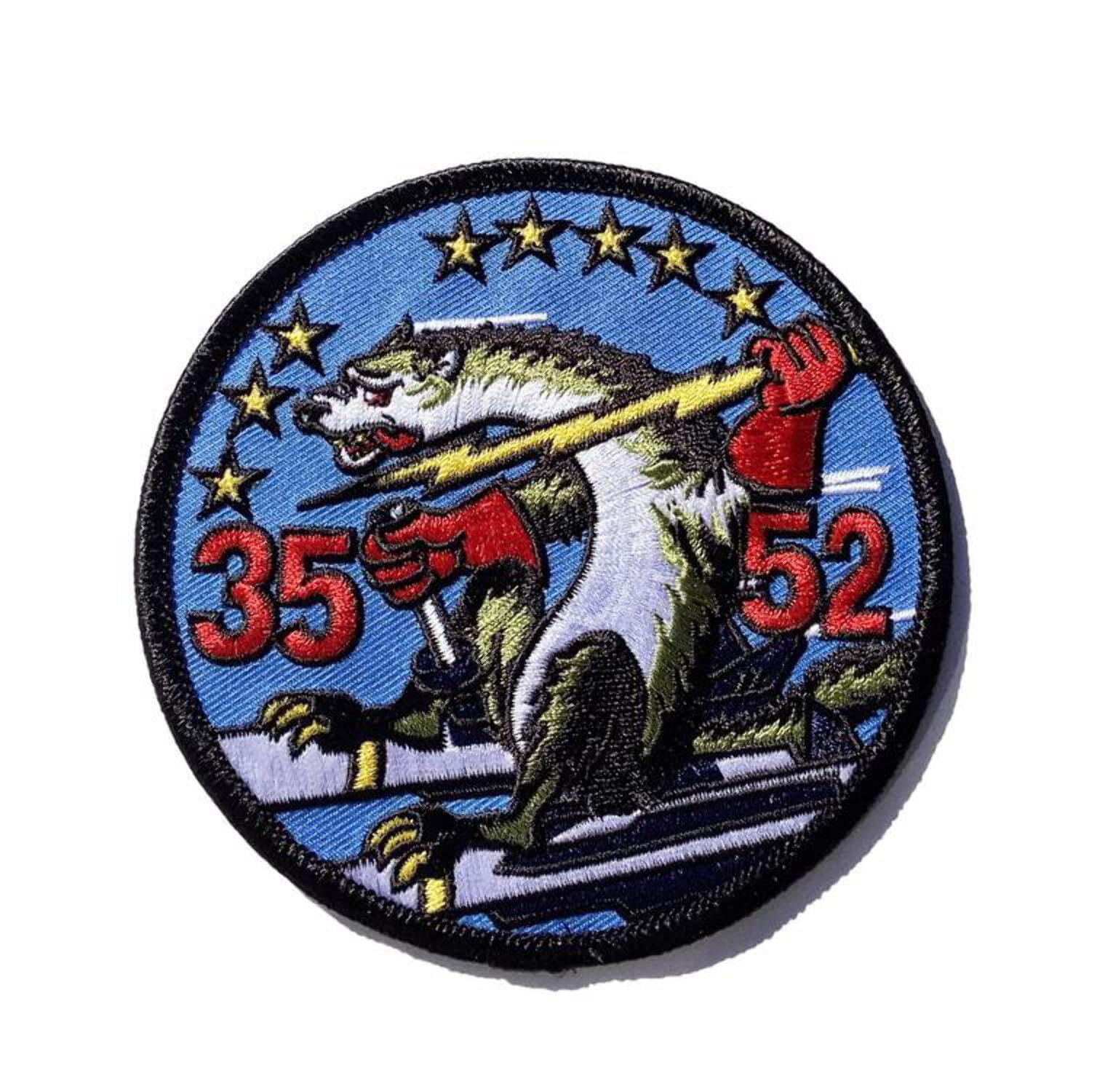 52 TFW 35 TFW Tactical Fighter Wing Wild Weasel Patch – Plastic Backing ...