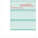 Computer Check Paper - Blank Personal Wallet Checks 3 on a Page ...