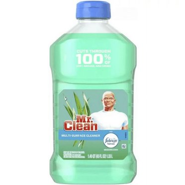 Mr. Clean Febreze Freshness Multi-Surface Cleaner, Meadows & Rain, 128 ...