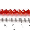 20 Strand Electroplate Transparent Glass Beads Strands Round Rainbow ...