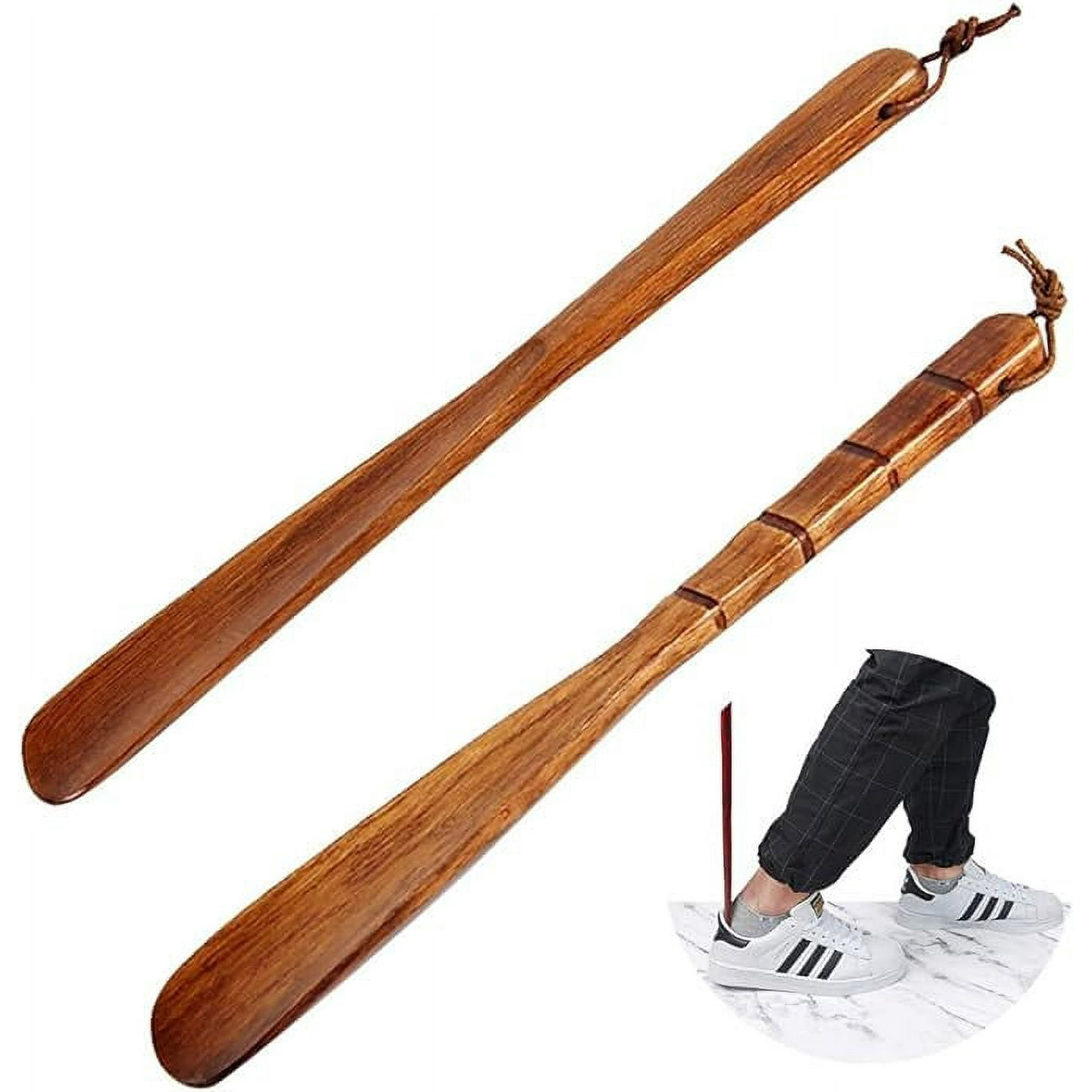 Click here for Neunwolken 2pcs Beech Shoe Horn Shoe Lifter Wooden... prices