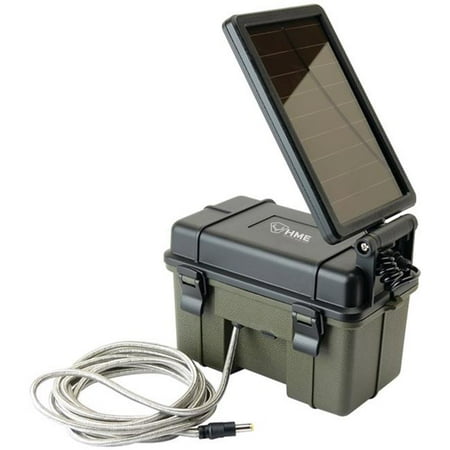 Hme HME-12VBBSLR 12 V Battery Box with 2 watt Solar Panel - Walmart.ca