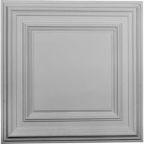 23 3/4"W x 23 3/4"H x 1 5/8"P Classic Square Ceiling Tile - Walmart.com