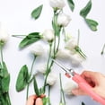 3 Pack Flower Scissors, Stainless Steel Safety Round Blade Floral ...