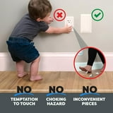 Child Resistant Outlet Cover (2-pack | White) | Duplex Standard Wall ...