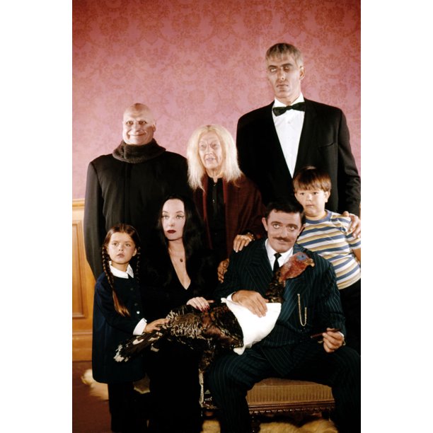 Addams Family Poster 16"x24" Poster Medium Art Poster 16x24 Multi-Color ...