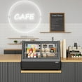35 in. Self-Service Countertop Display Refrigerator in Black (CDC-165 ...