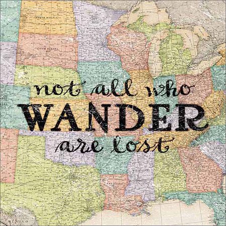 Wanderers Vintage Antique USA Map Inspirational Ty | Walmart Canada