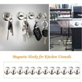 12 Pack Magnetic Hooks, 22 lbs Heavy Duty Earth Magnets with Hook for ...