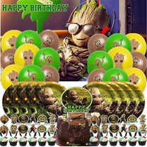 Madagascar Plates Tableware Balloons Party Supplies Cake Topper Banner ...