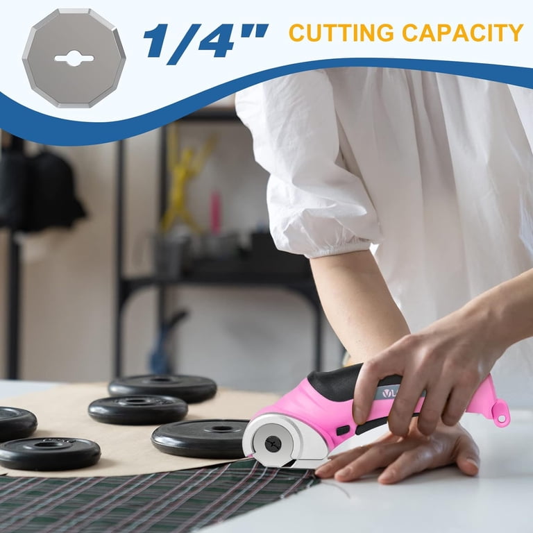 Pinking Shears For Fabric Cutting RRP £49.99 VLOXO Cordless Electric ...