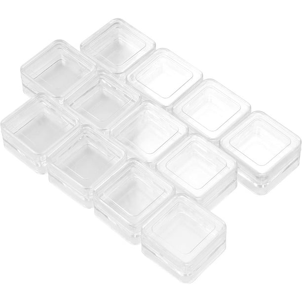 SE 12 Stackable Square Plastic Containers - 8741BB - Walmart.com