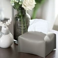 Rovga Tissue Box Cover Holder Rectangular Pu Leather Car Mounted Tissue ...
