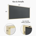 55"x30" Gold Landscape Bathroom Mirror for Double Vanity, Shatterproof ...